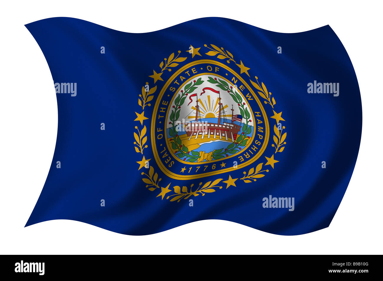 Flag of New Hampshire Stock Photo - Alamy