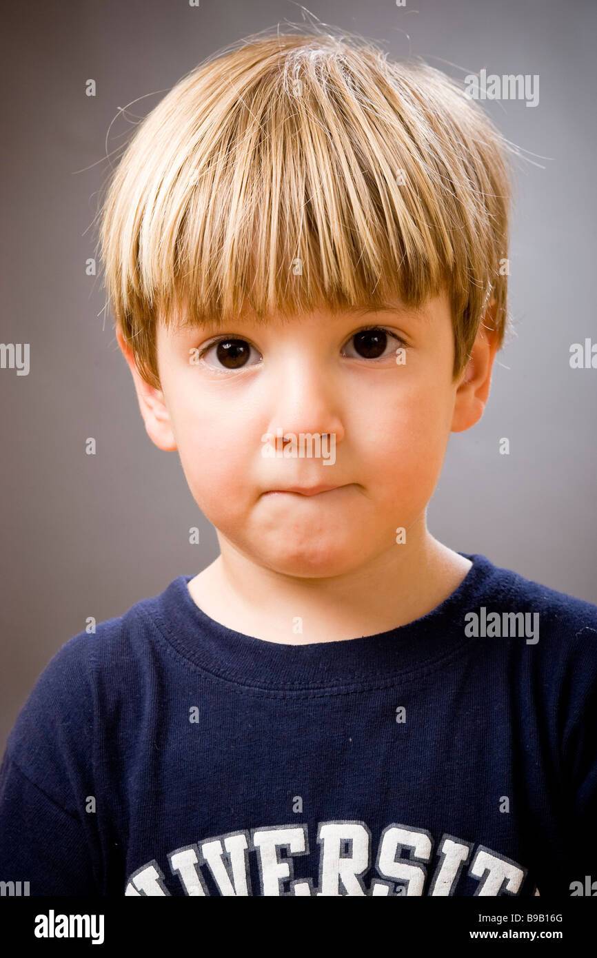Biting lower lip hi-res stock photography and images - Alamy