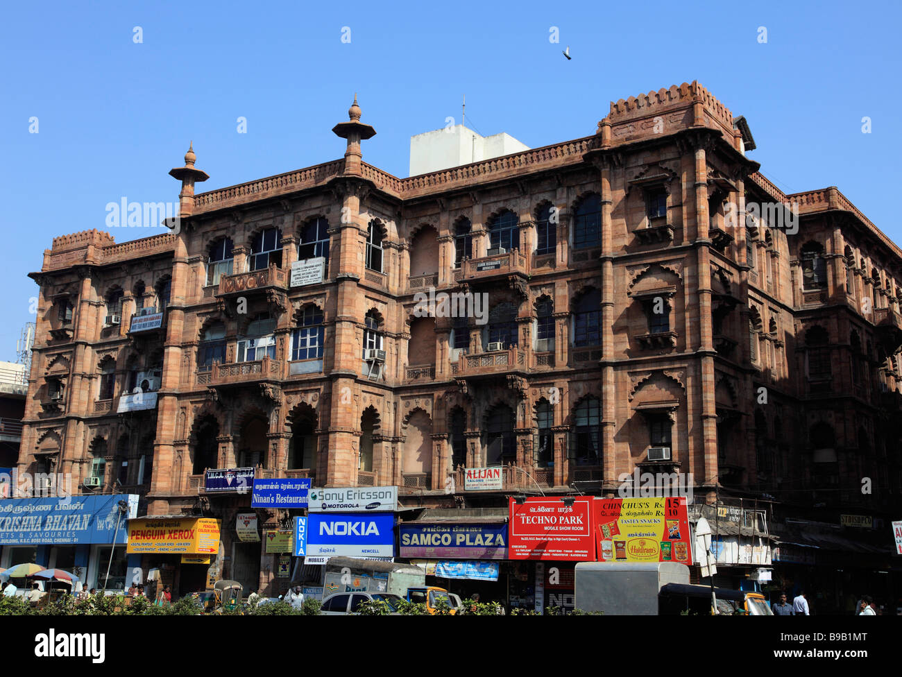 India Tamil Nadu Chennai Madras George Town Street Scene Stock Photo india-tamil-nadu-chennai-madras-george-town-street-scene-stock-photo