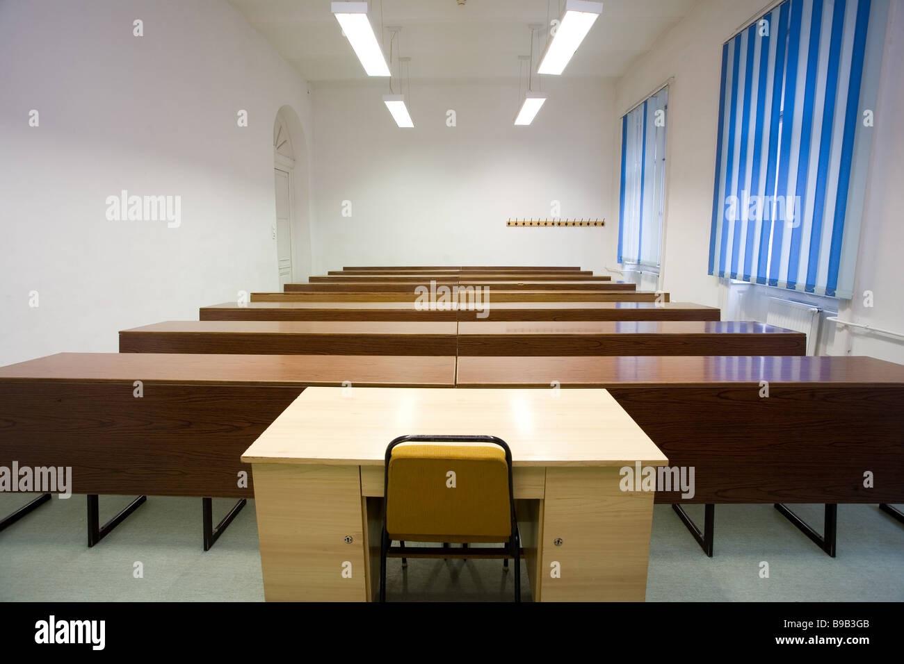 Empty exam desk hi-res stock photography and images - Alamy