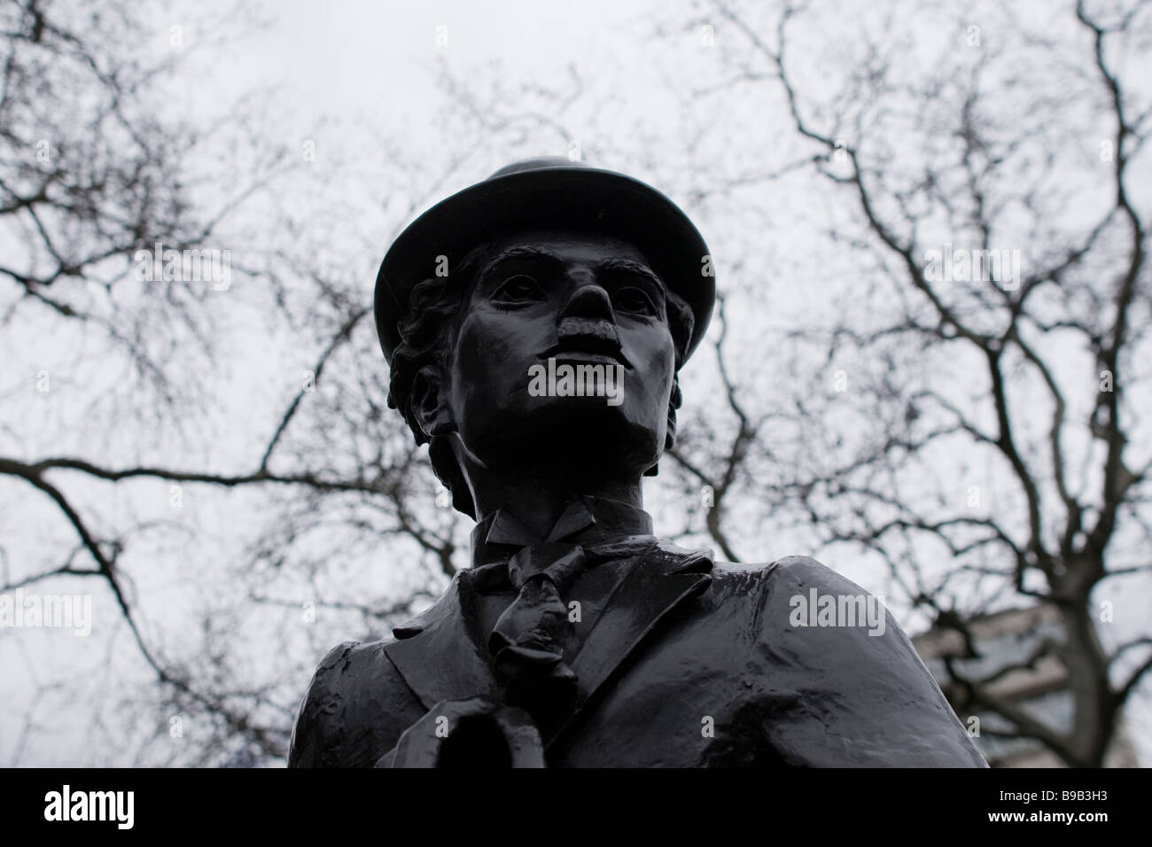 Statue of Charlie Chaplin in Leicester Square London Stock Photo - Alamy