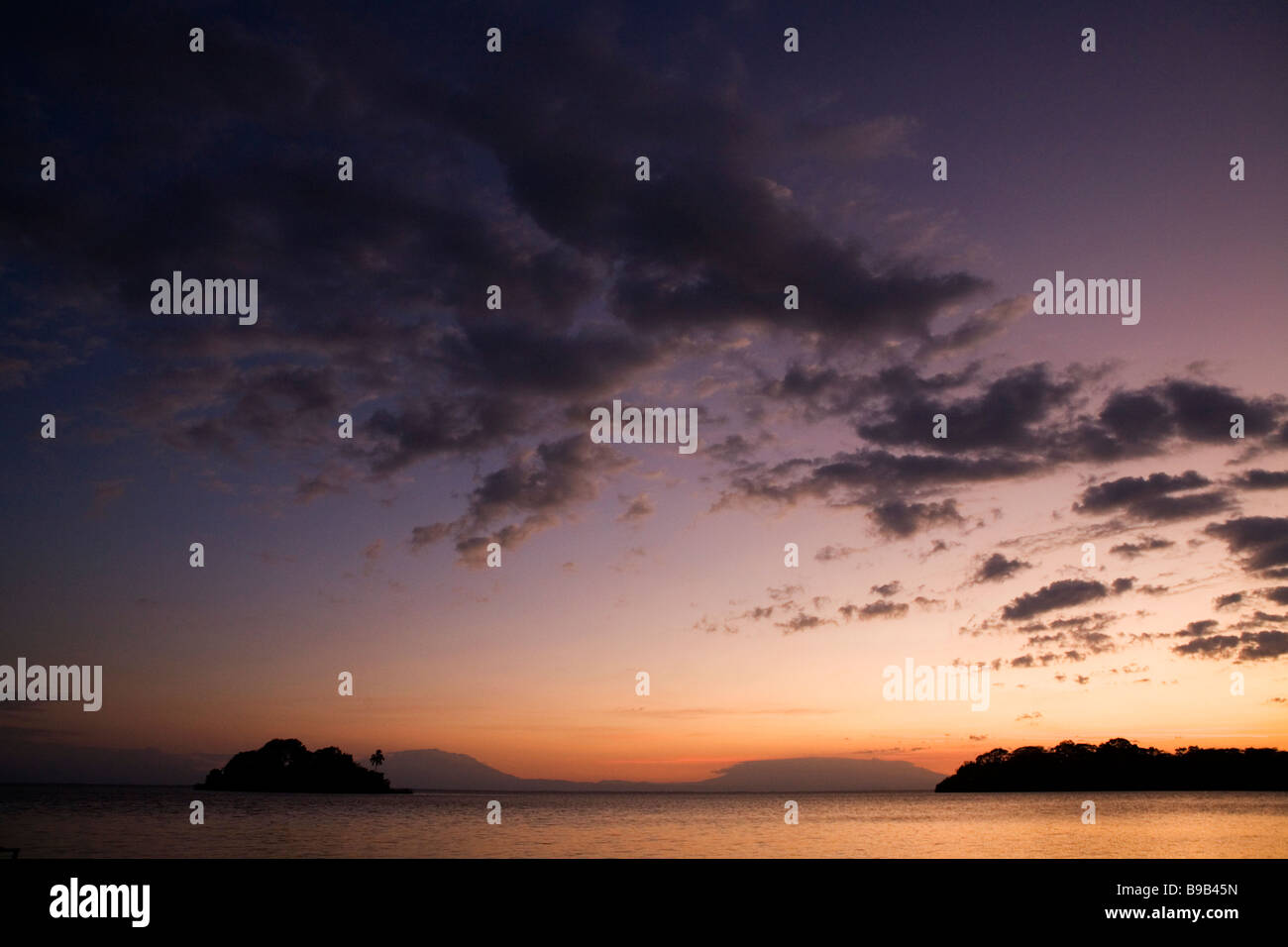 A view from one of the islands of the Solentiname archipelago in Lake ...