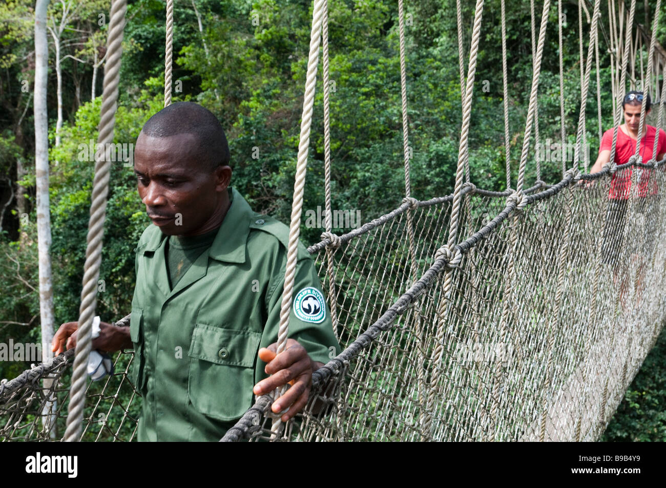 West Africa Ghana Kakum National park canopy walkway Stock Photo - Alamy