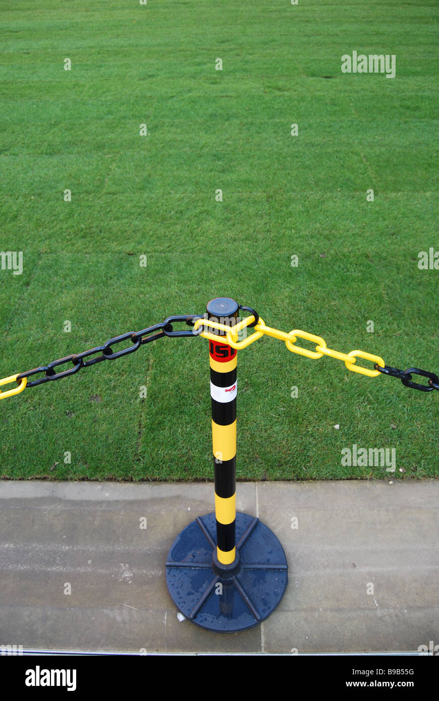 Grass turf railing Victoria & Albert Museum Stock Photo - Alamy