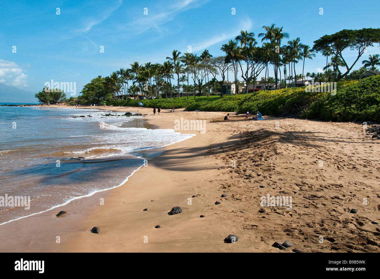 Ulua Beach, Wailea, Maui, Hawaii Stock Photo - Alamy