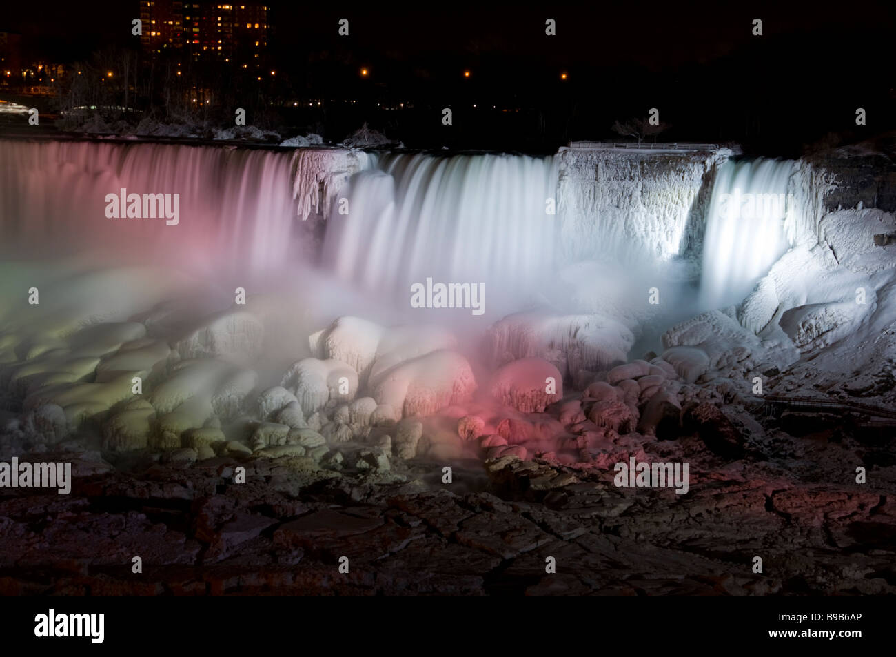 American falls at night hi-res stock photography and images - Alamy