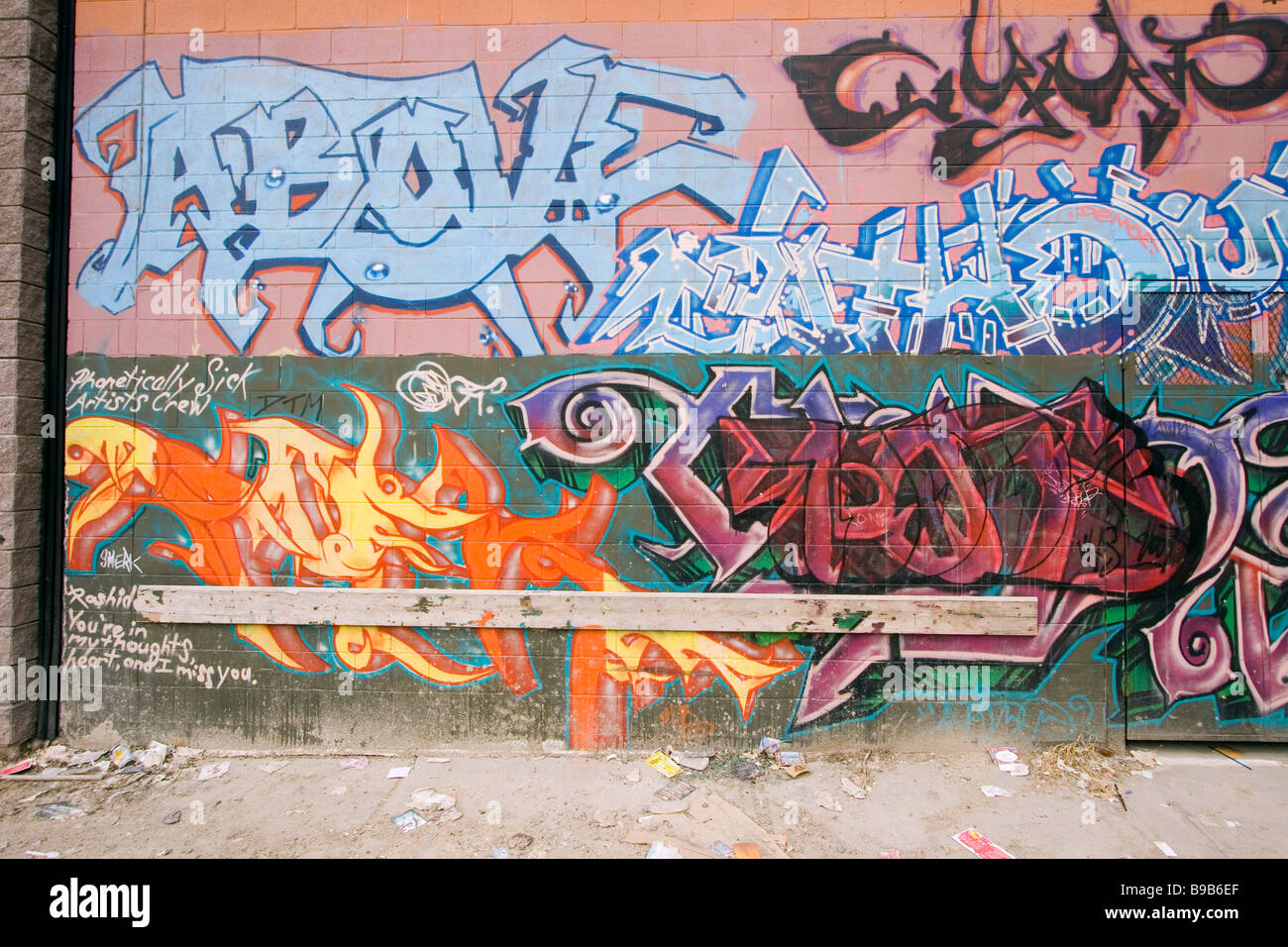 graffiti in downtown Toronto Stock Photo - Alamy
