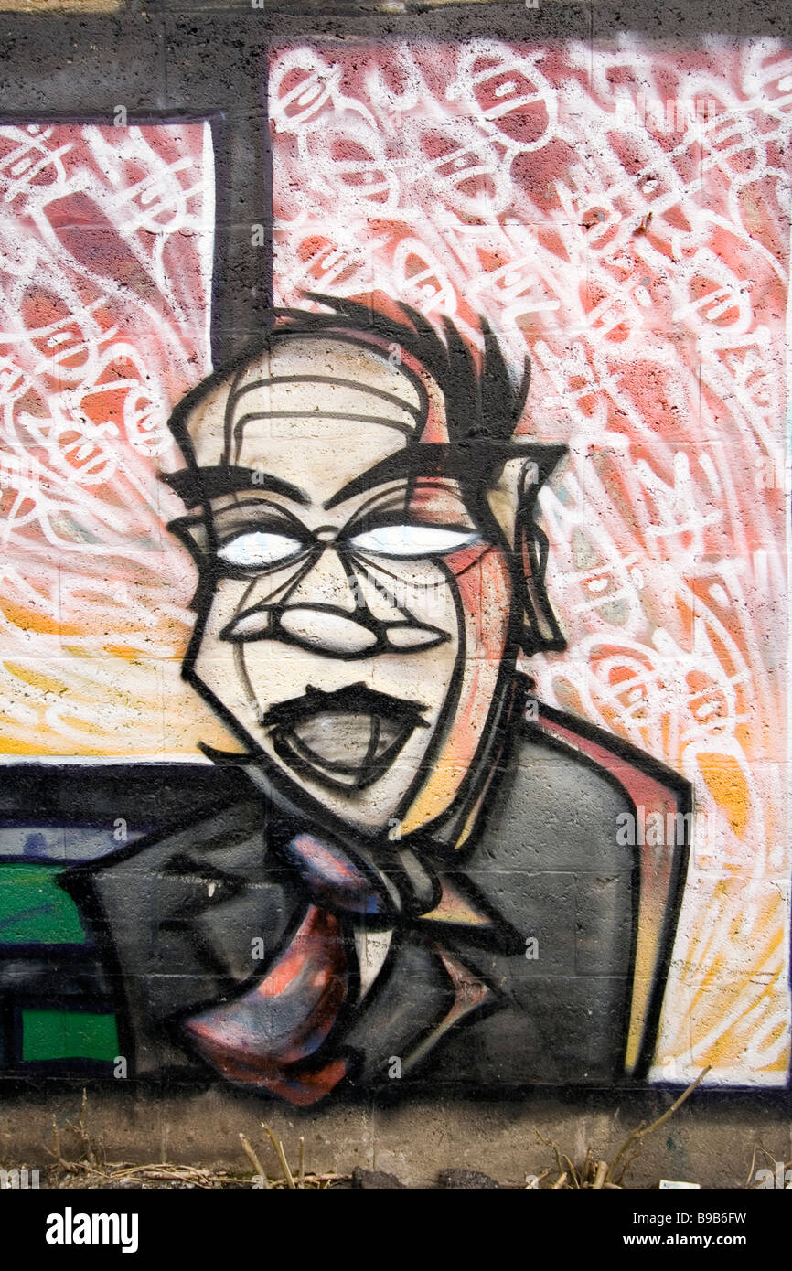 Graffiti face tag hi-res stock photography and images - Alamy