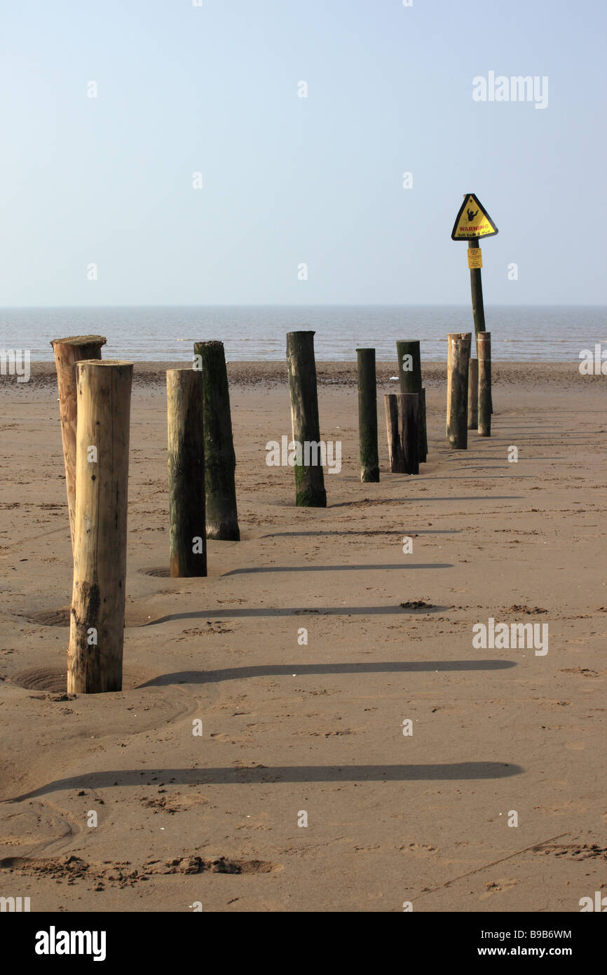 Warning soft sand mud hi-res stock photography and images - Alamy