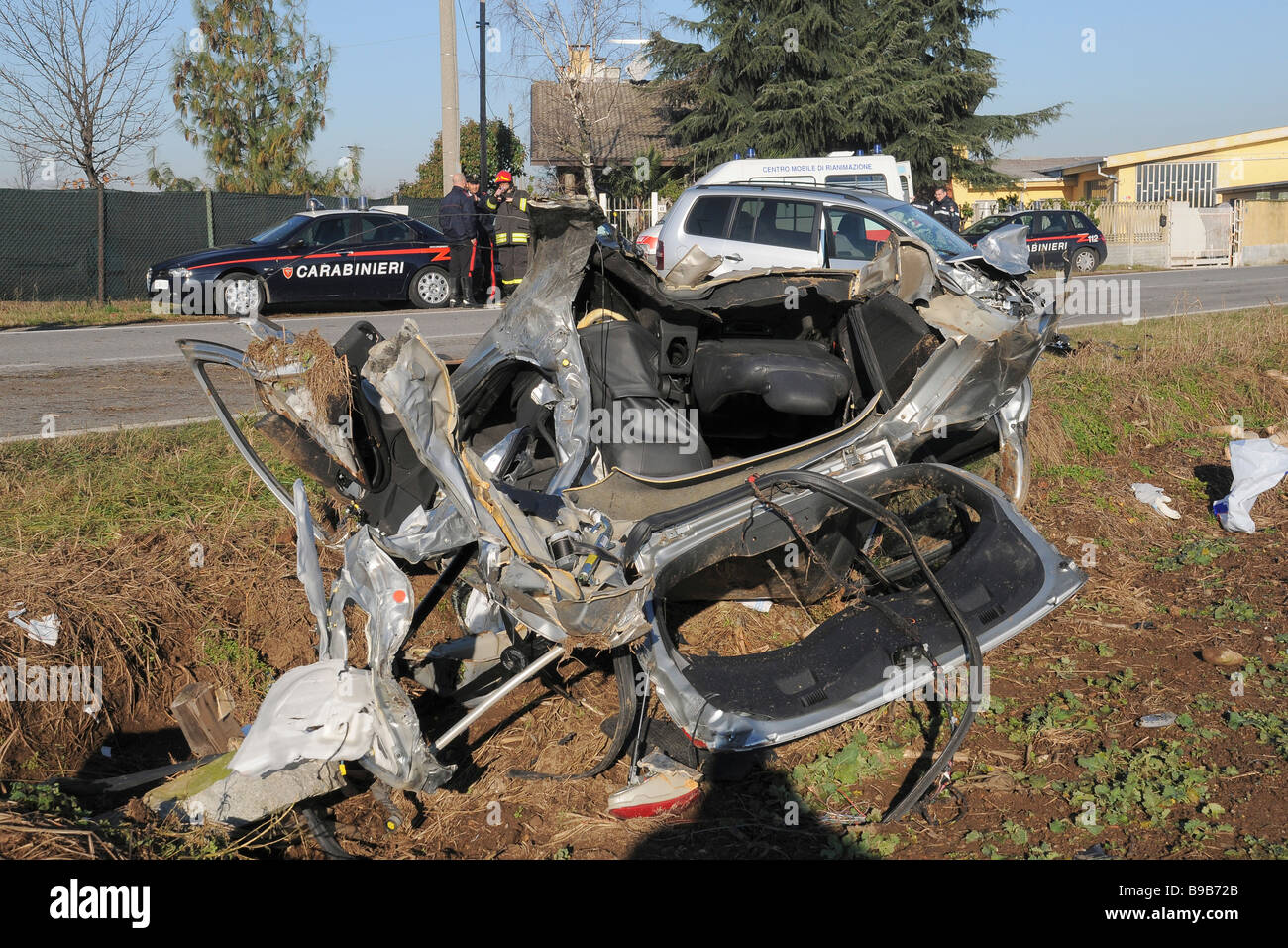 Italy car crash hi-res stock photography and images - Alamy