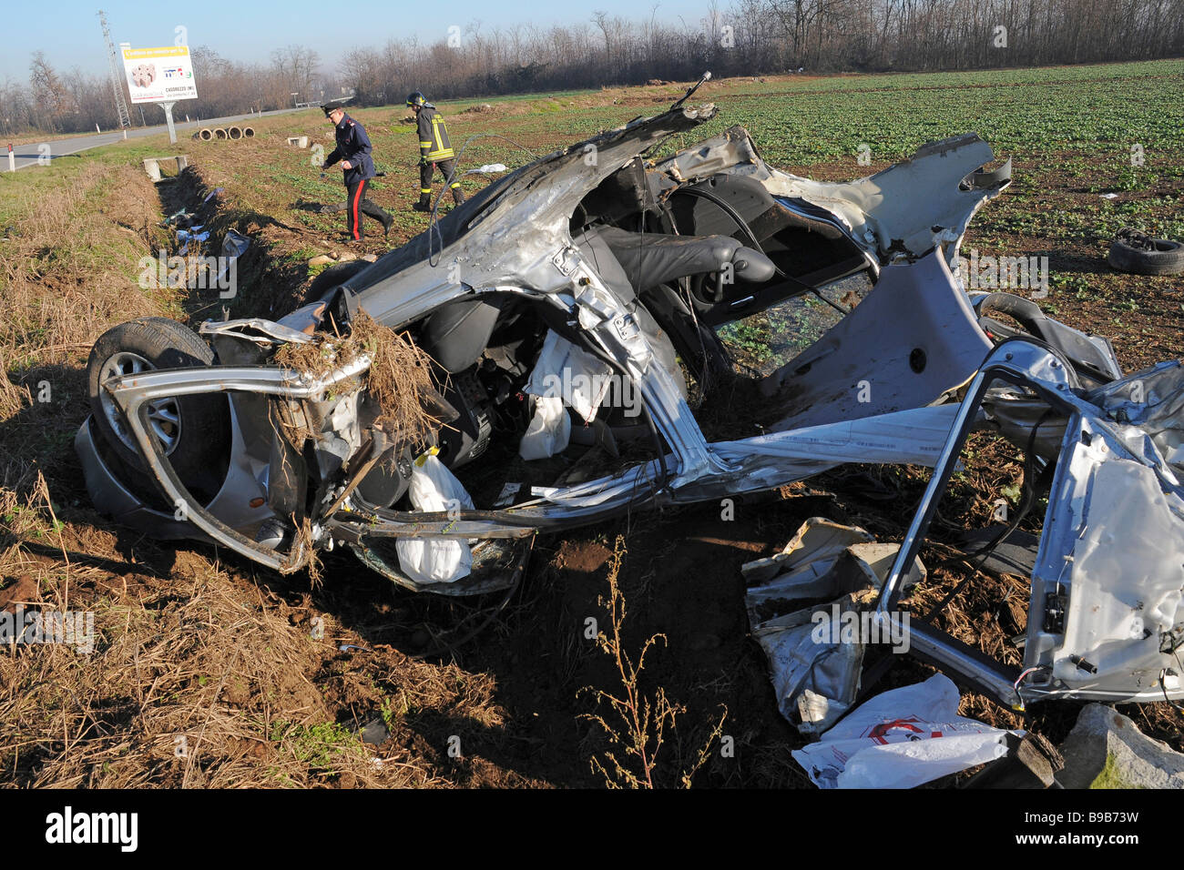 Italy car crash hi-res stock photography and images - Alamy