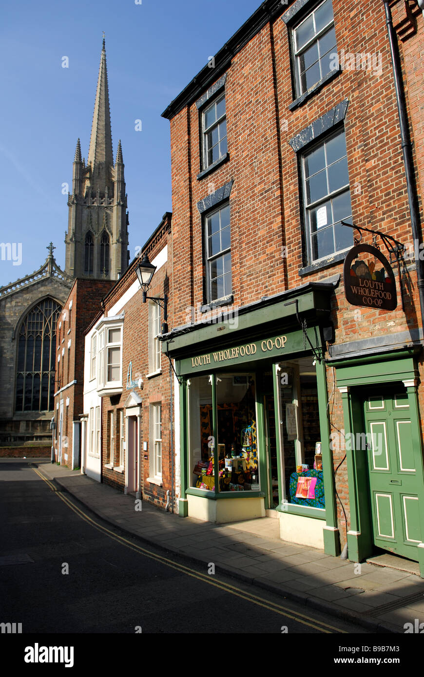 Louth Lincolnshire Market Town England Stock Photo - Alamy