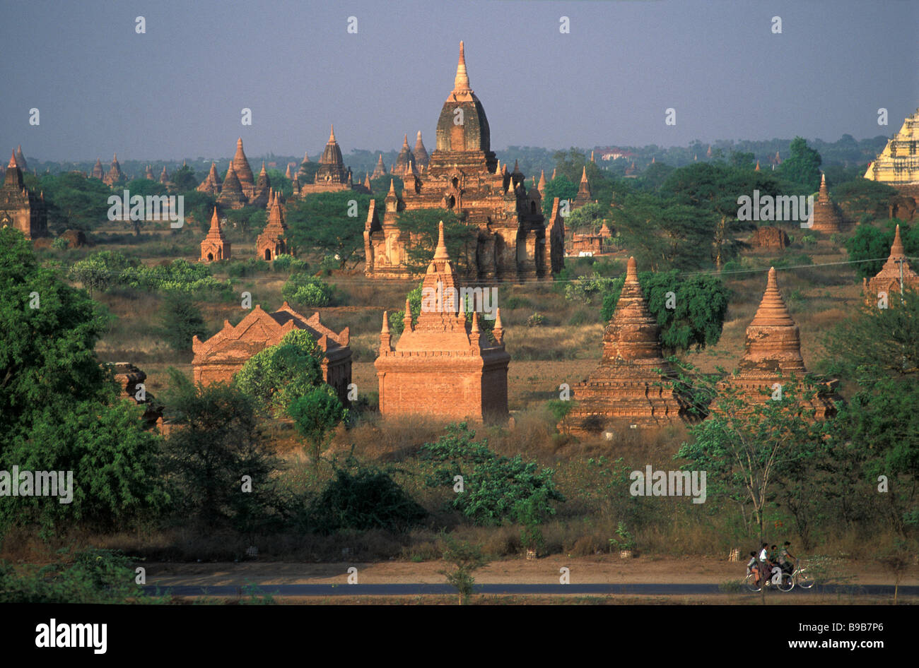 Pagodas of Pagan Bagan Stock Photo - Alamy