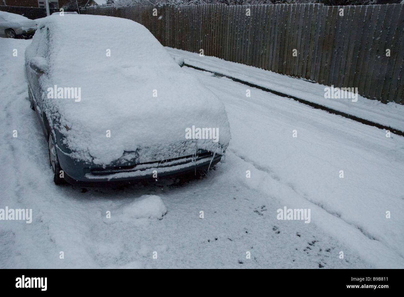 Snow Feb 2009 Stock Photo - Alamy