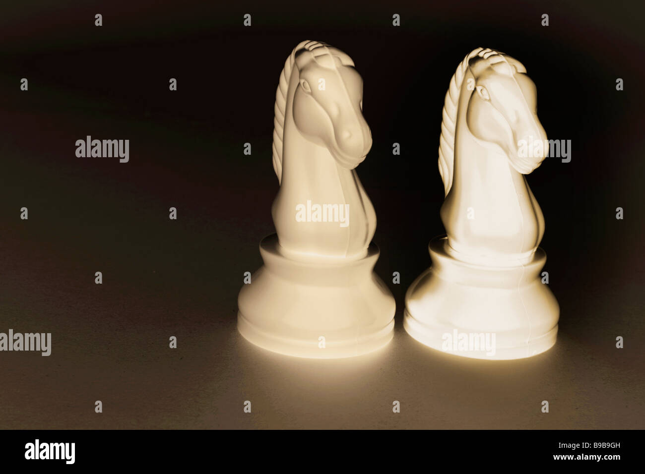 Knight Chess Pieces Stock Photo - Alamy