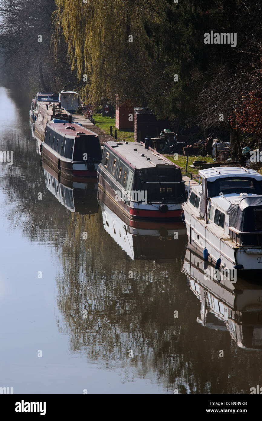 grand union canal hatton flight of locks warwickshire midlands england ...