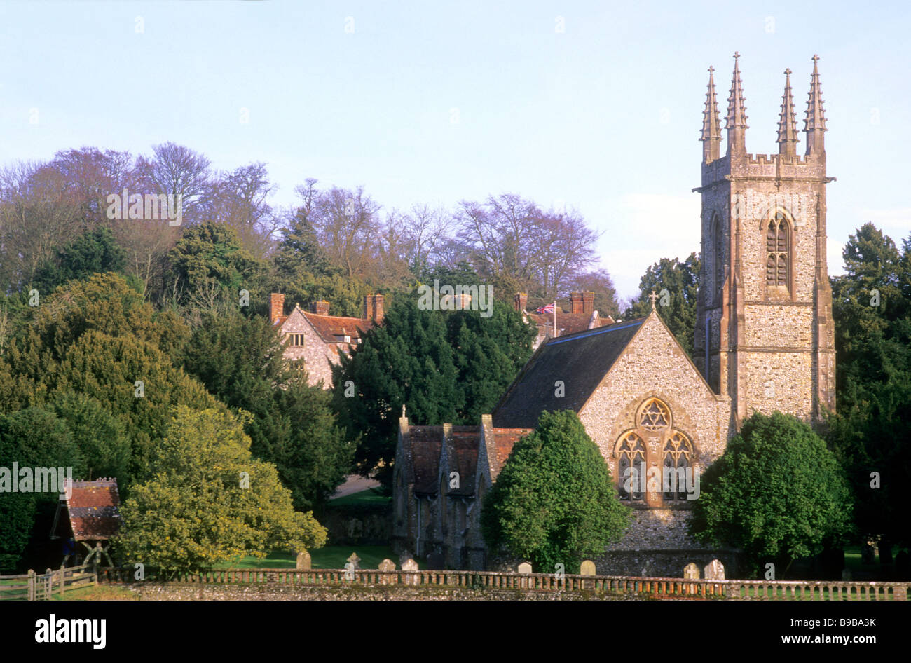 Chawton parish church Hampshire England UK Jane Austen village ...