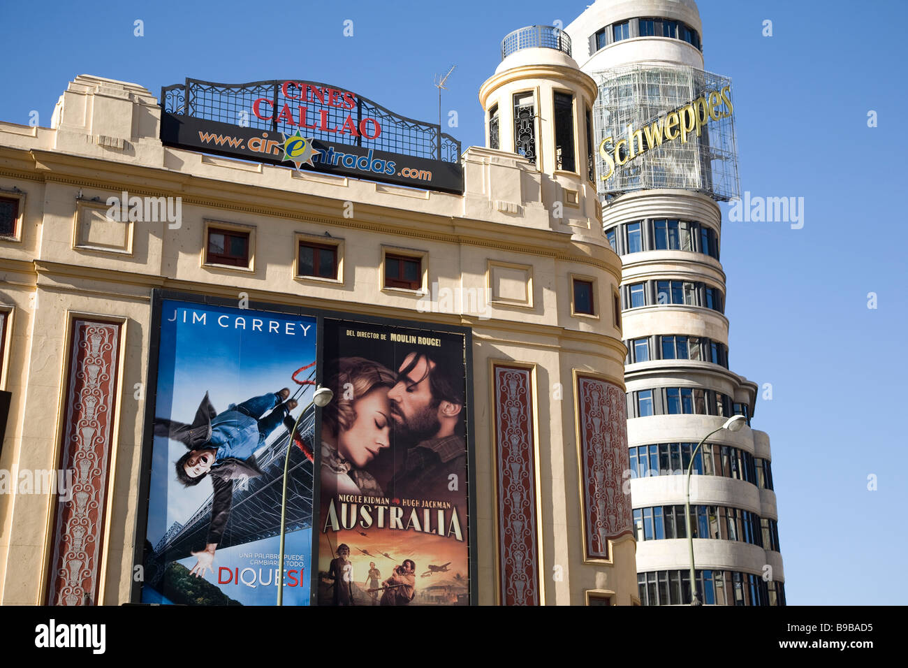 Cinema Callao, Plaza Callao Square, Madrid, Spain Stock Photo - Alamy