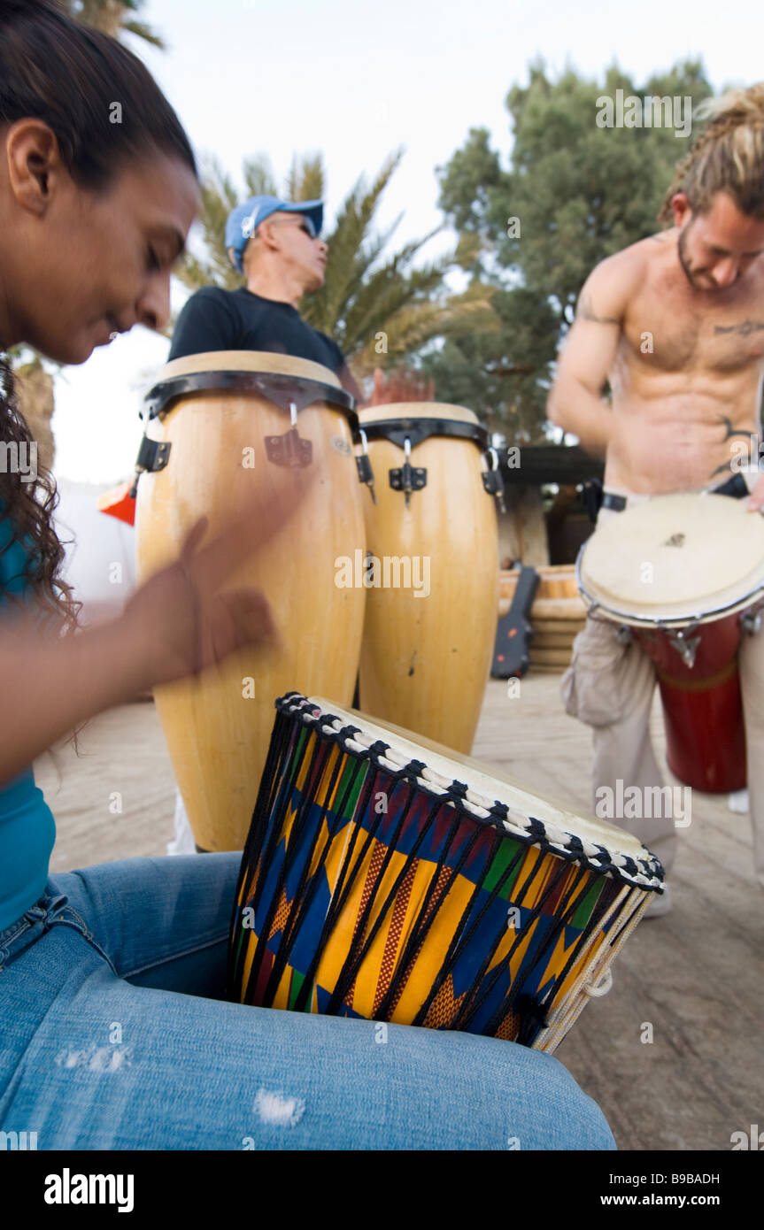 Jam Session on the Beach Stock Photo - Alamy