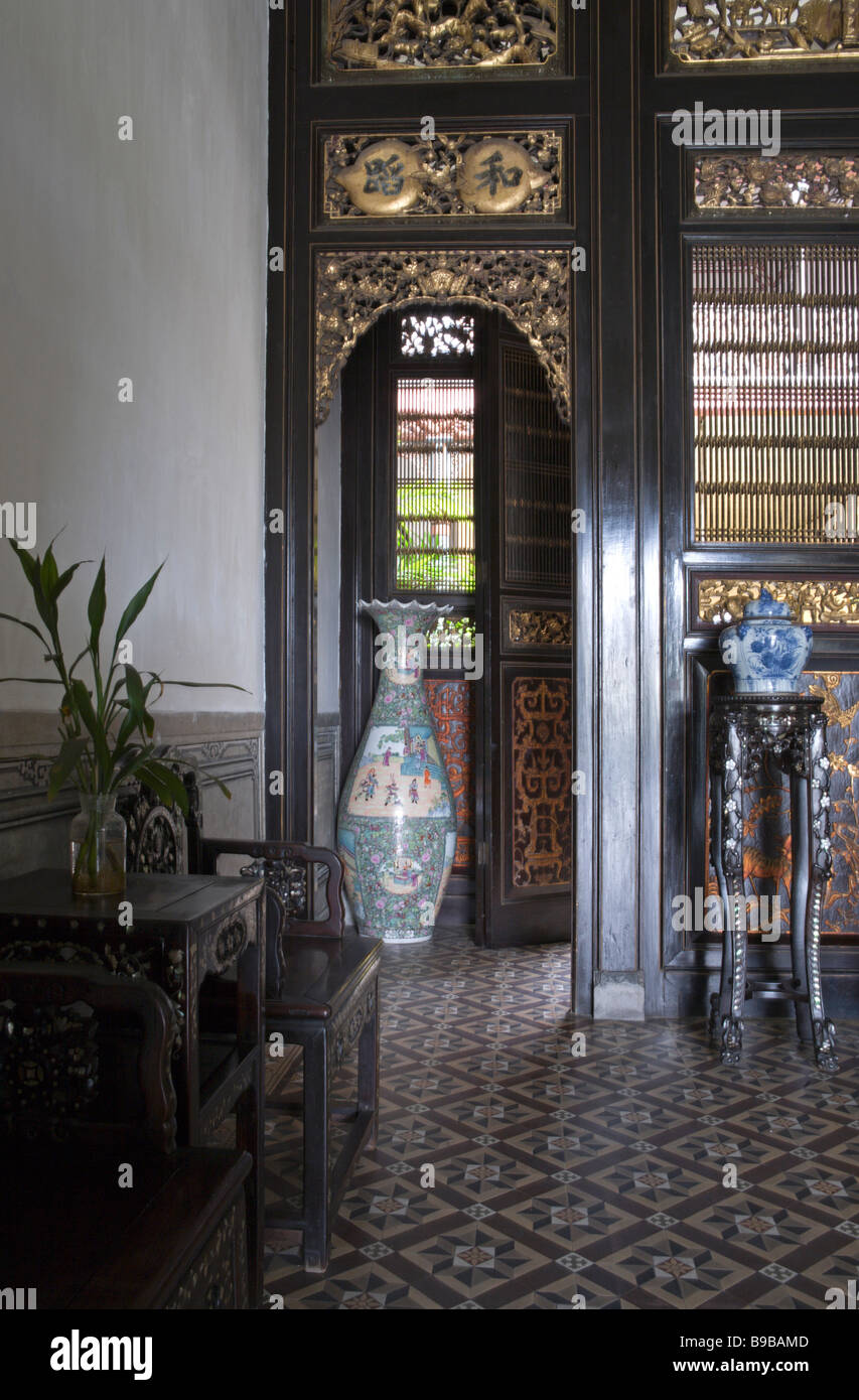 Interior, Cheong Fatt Tze Mansion, Penang, Malaysia Stock Photo - Alamy