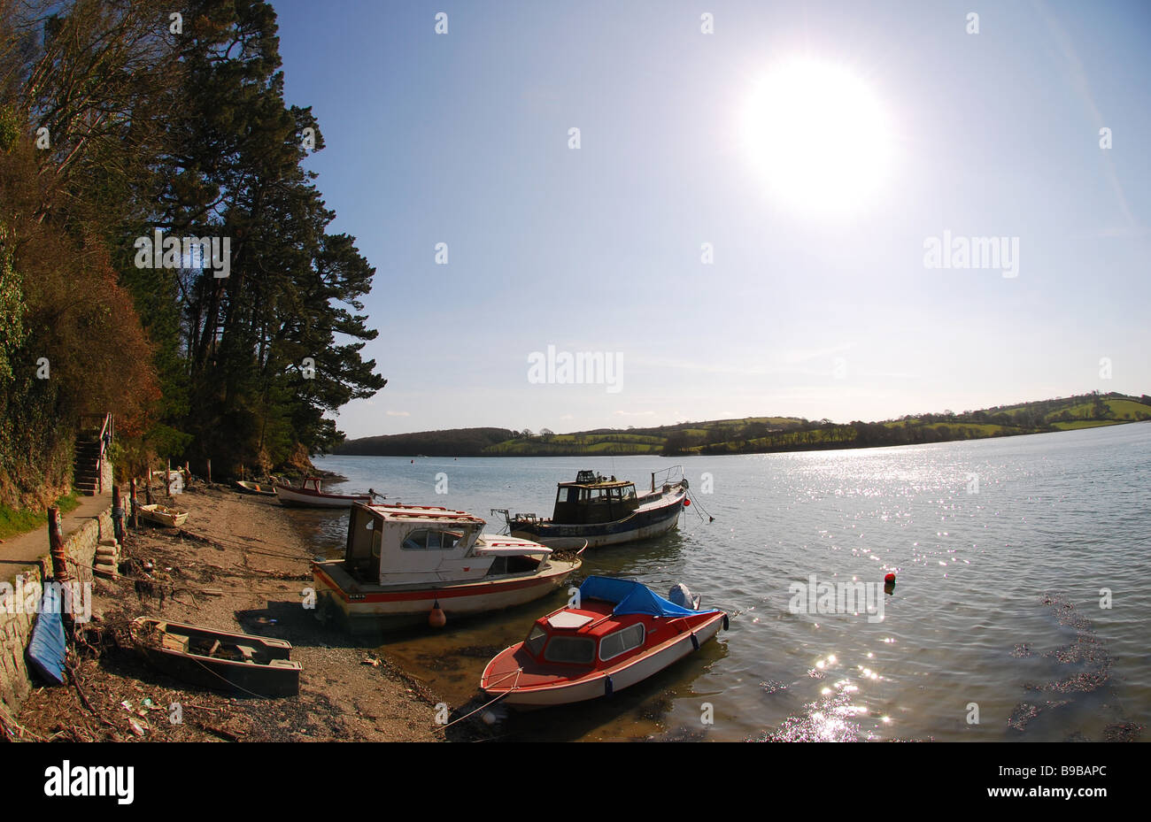 Truro river, Cornwall, England Stock Photo - Alamy