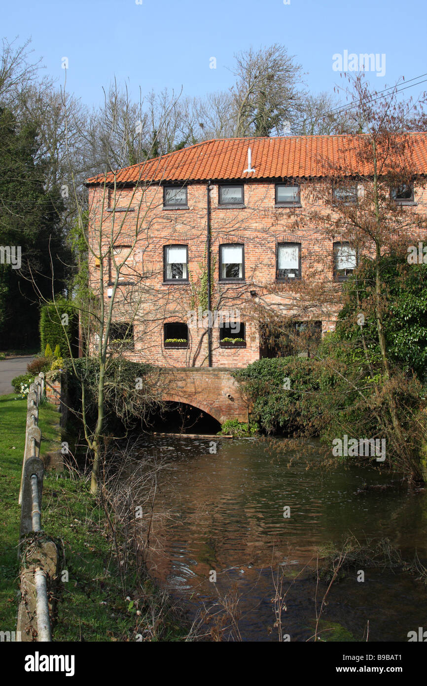 A converted water mill in an English village. Gonalston ...