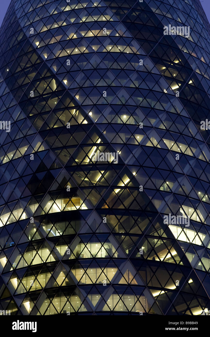The Gerkin, 30 St Mary Axe, The City, London, England, UK Stock Photo ...