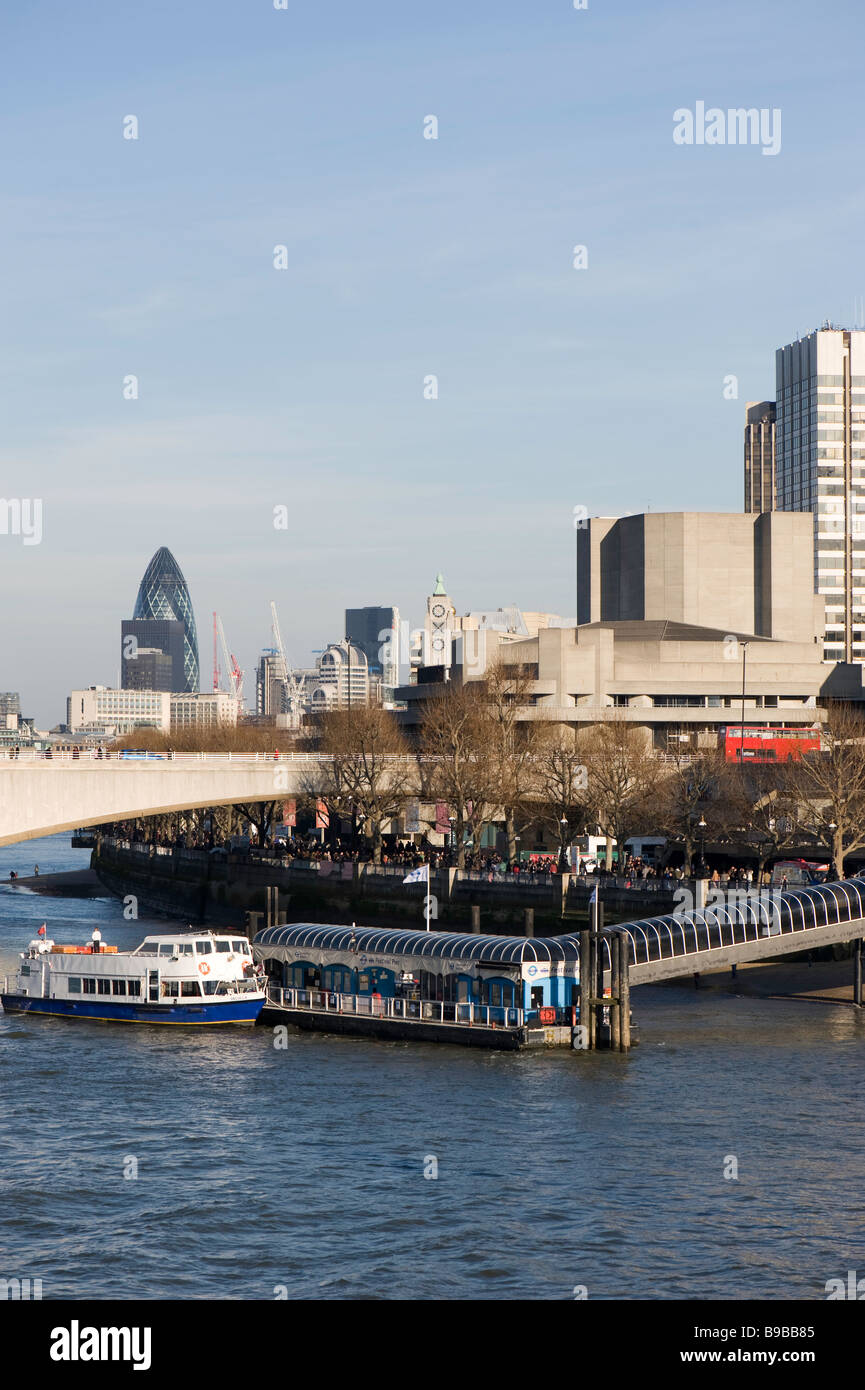 London waterloo bridge river hi-res stock photography and images - Alamy