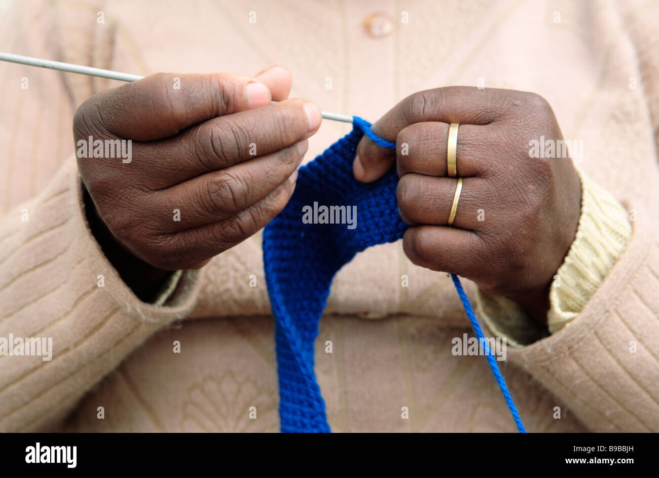 South african woman hands up hi-res stock photography and images - Alamy