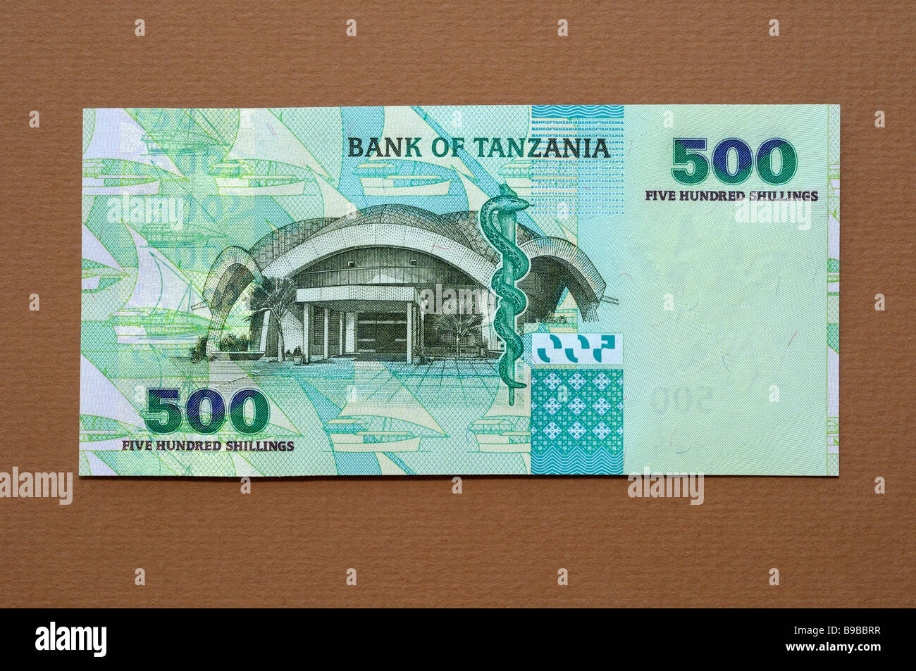 Tanzania 500 Five Hundred Shilling Bank Note Stock Photo - Alamy