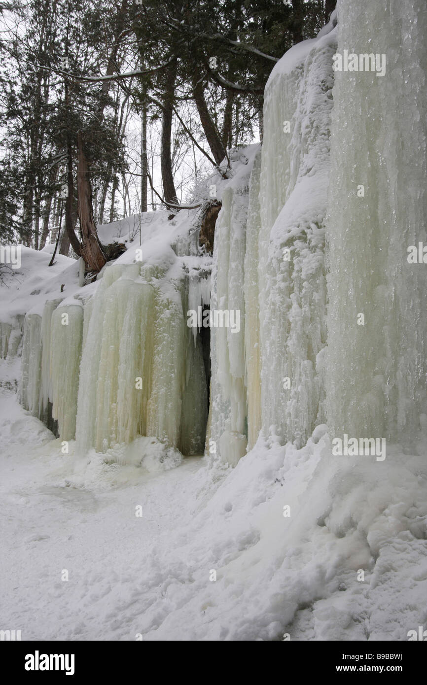 Hiawatha National Forest Ice Eben Junction Rock River Canyon Wilderness ...