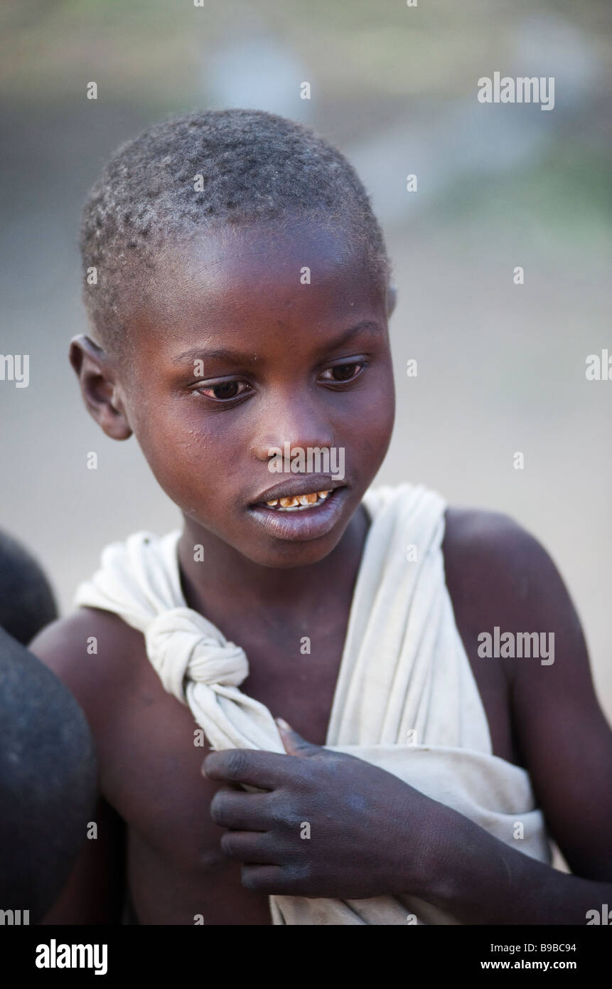 Young Maasai boy Stock Photo - Alamy