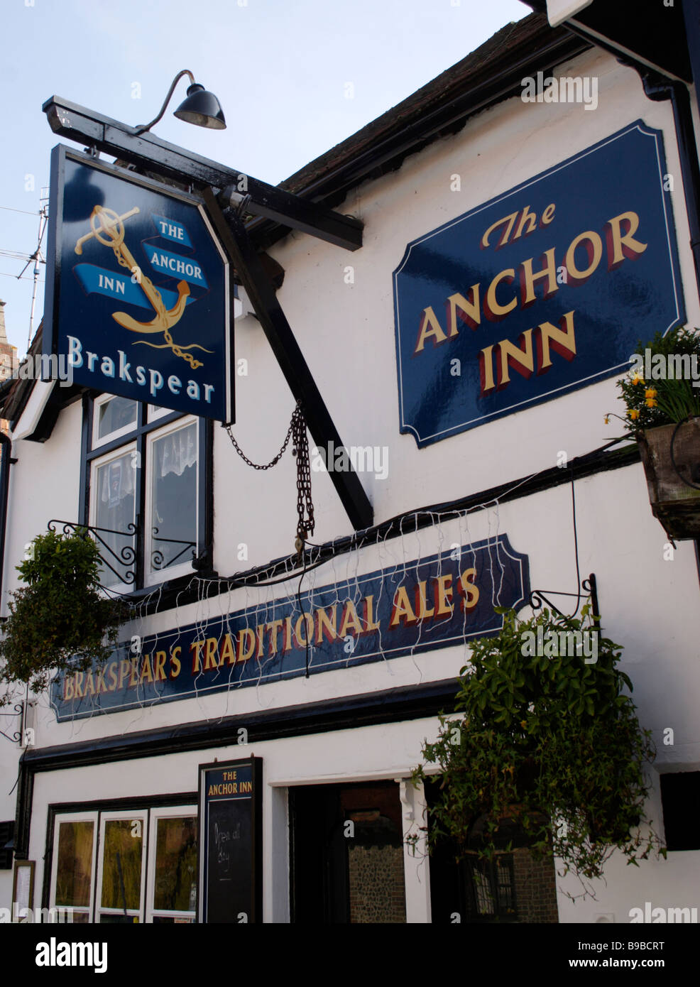 The Anchor Inn Pub at Henley Oxfordshire Stock Photo - Alamy