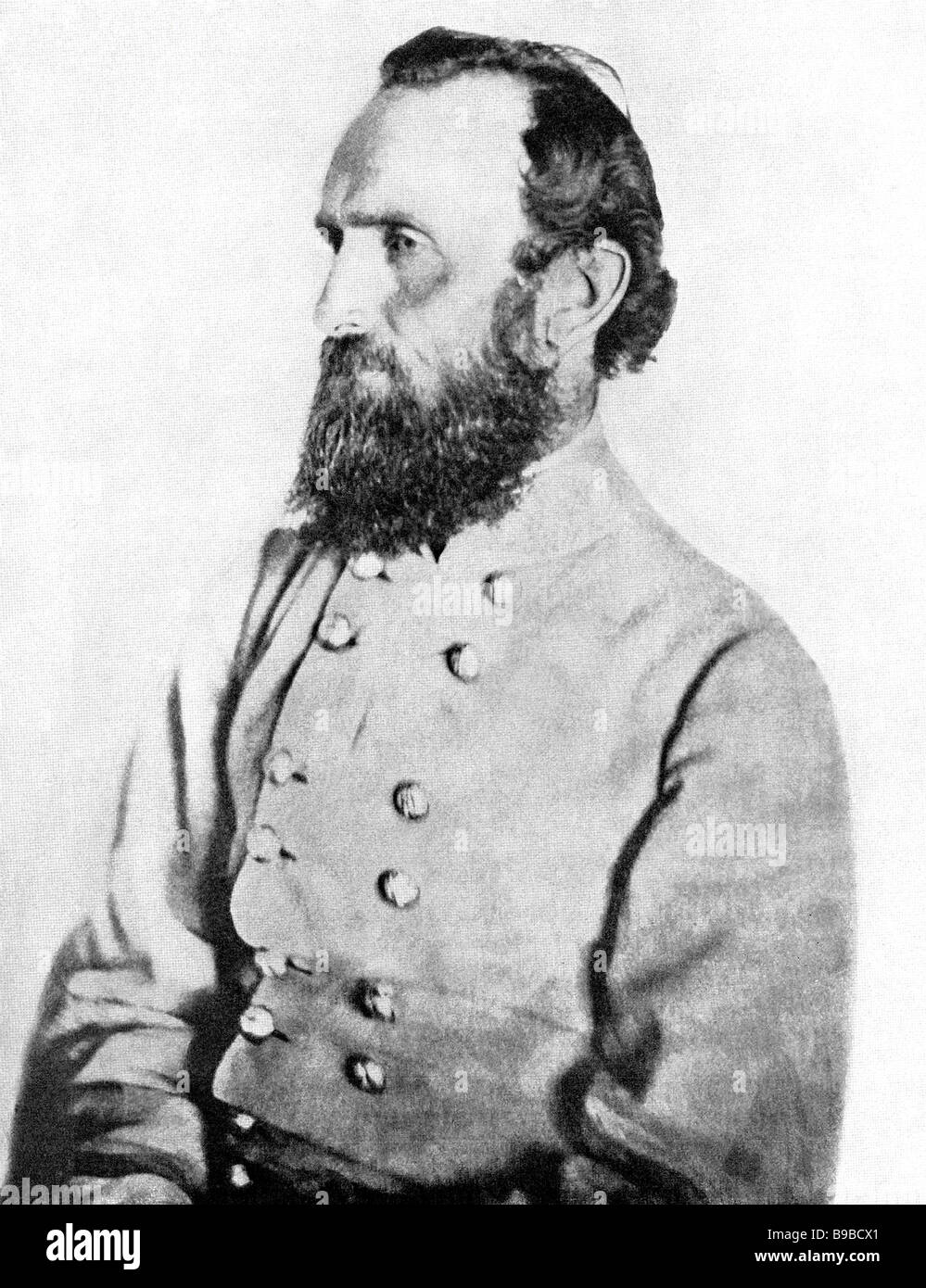 Confederate general thomas jackson Black and White Stock Photos ...