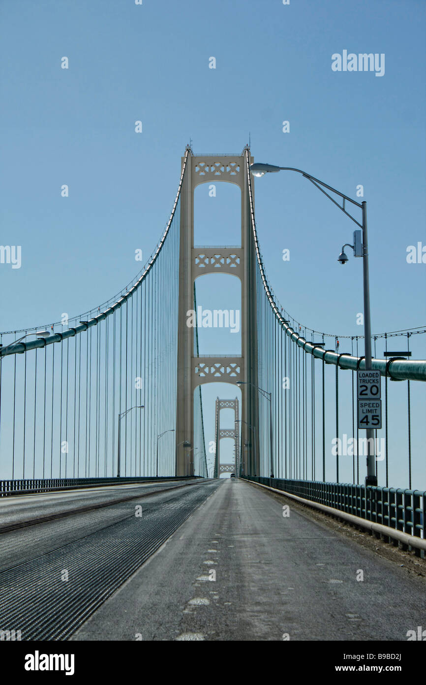 Mackinac bridge in summer hi-res stock photography and images - Alamy