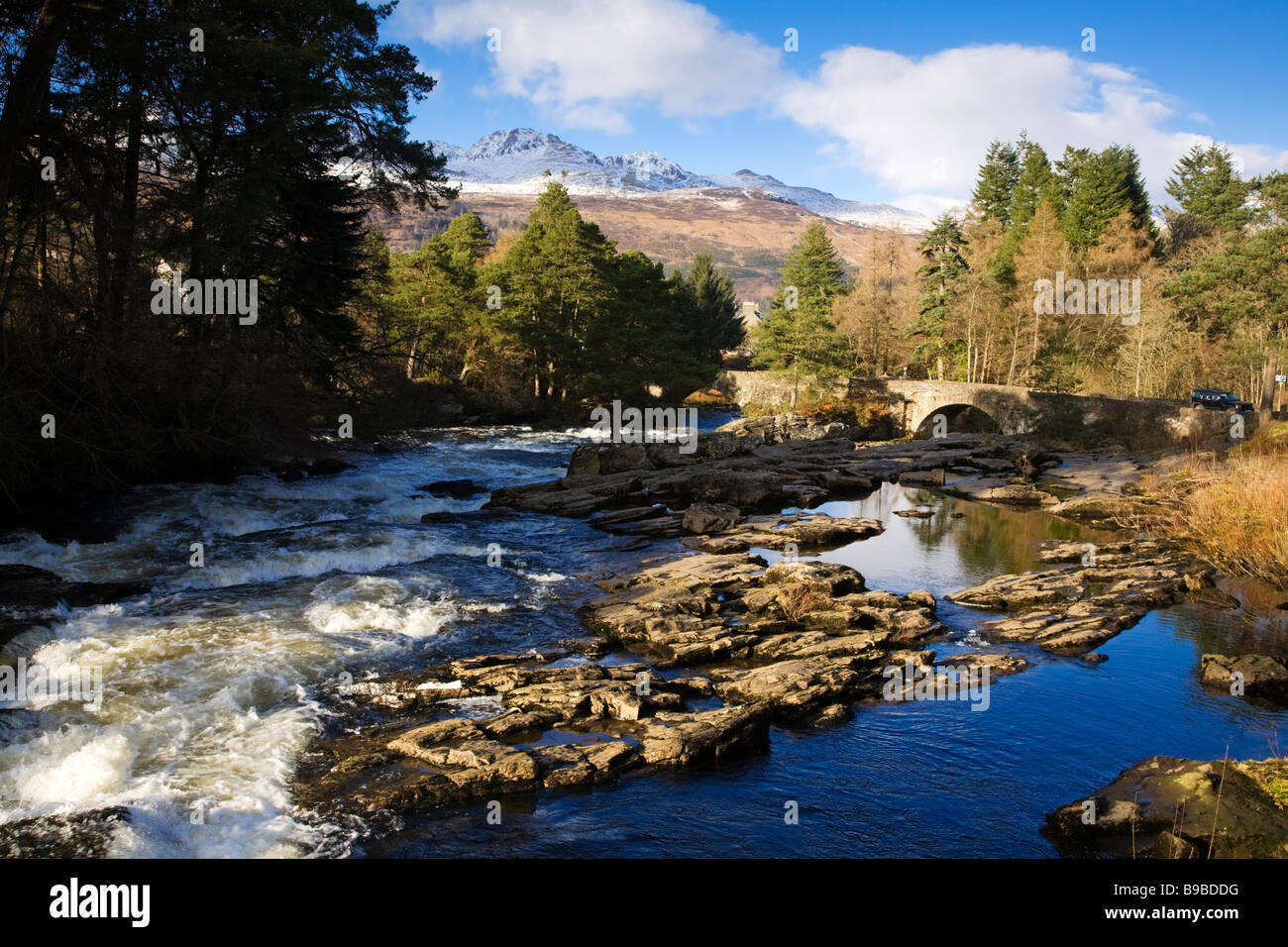 The falls of Dochart at Killin, Stirlingshire, Scotland Stock Photo - Alamy