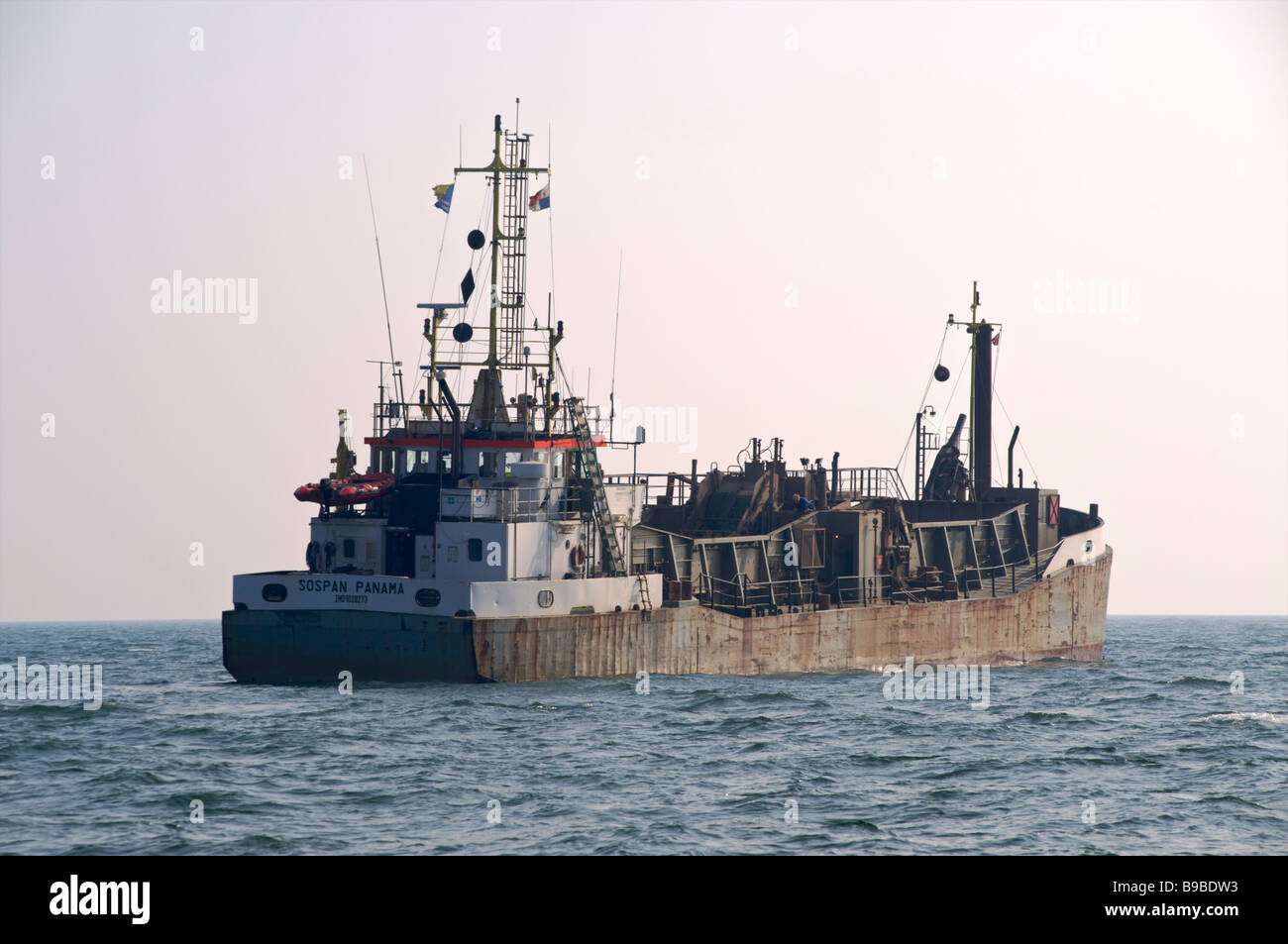 Dredger ship vessel hi-res stock photography and images - Alamy