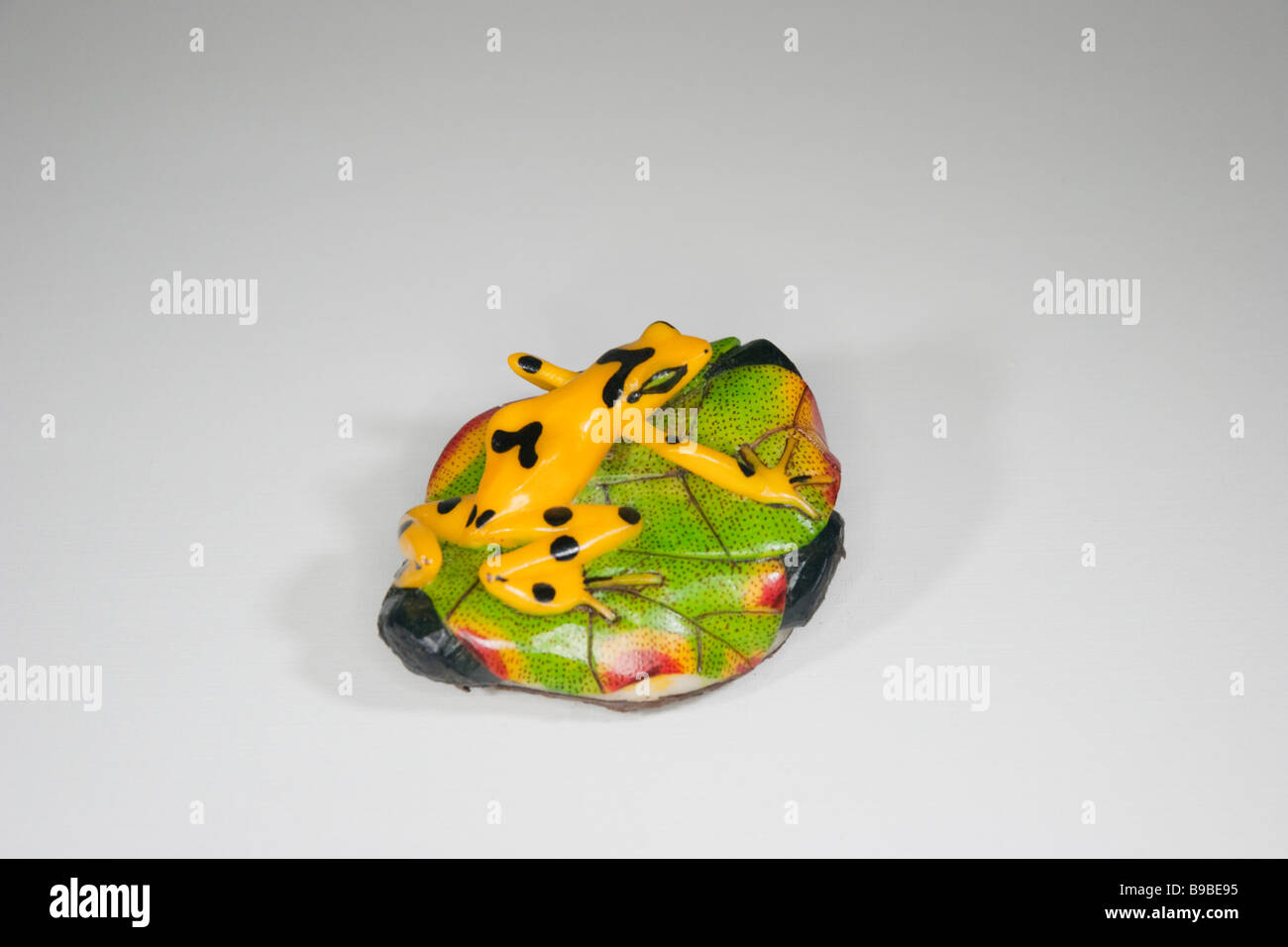 Colorful tagua nut golden frog carving. Made by the Embera and the ...