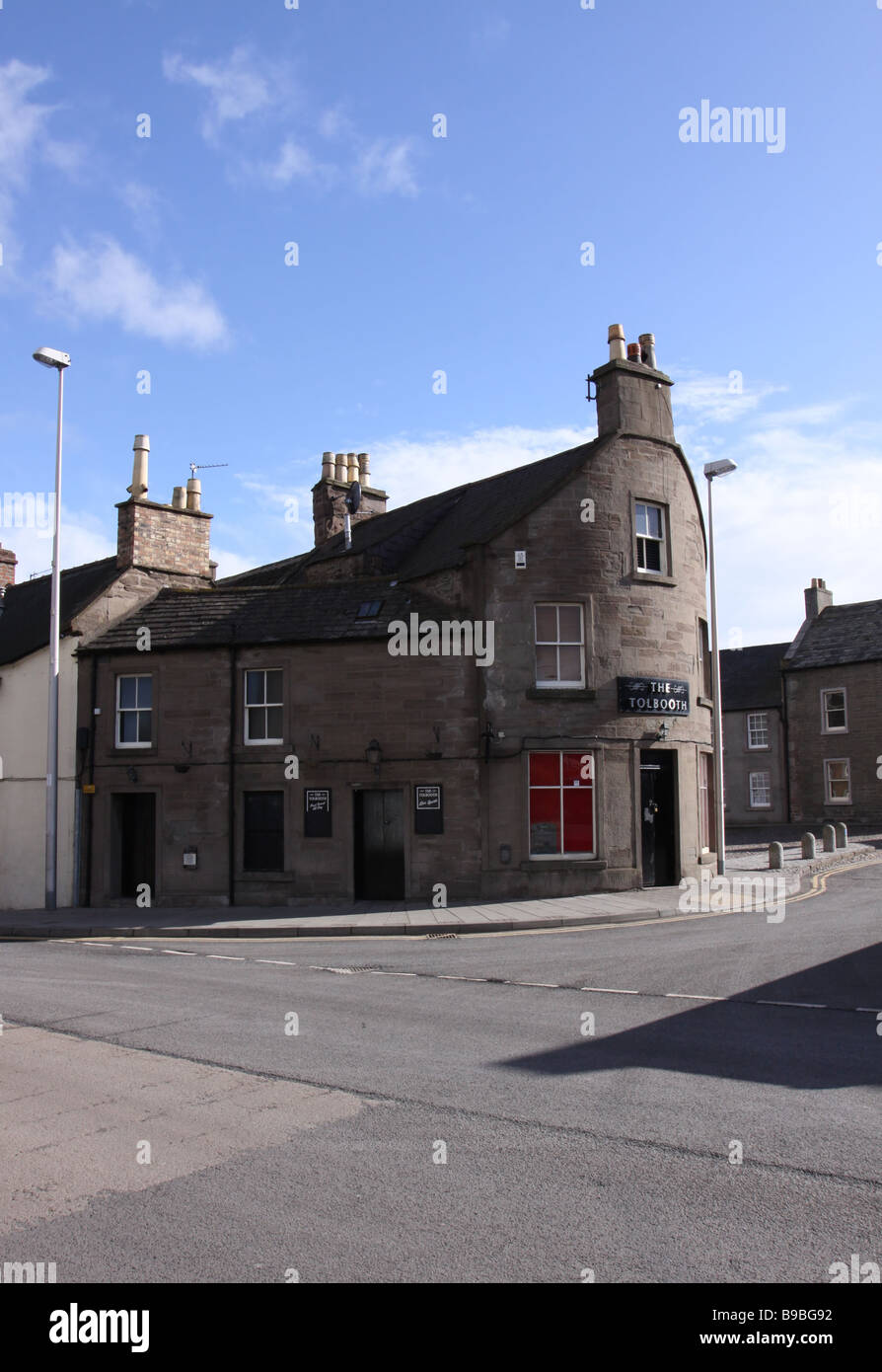 Forfar street scene Angus Scotland March 2009 Stock Photo - Alamy