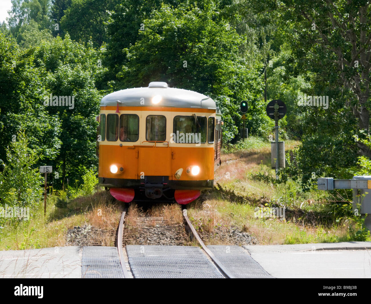 Car train on the railway Stock Photo - Alamy