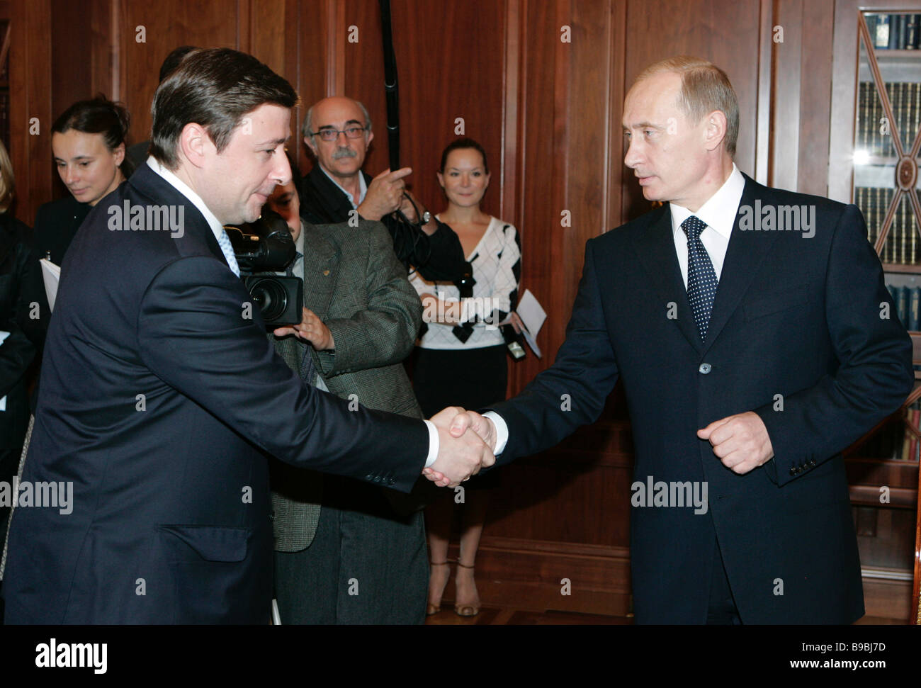 Russia s President Vladimir Putin and Alexander Khloponin Krasnoyarsk ...