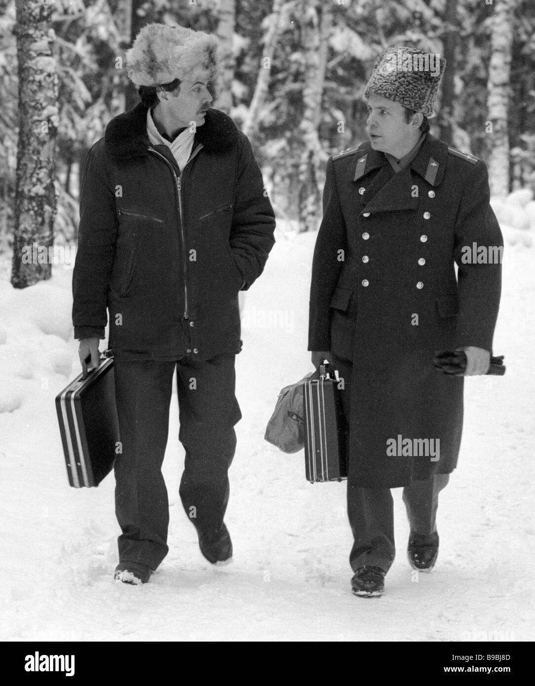 The Soyuz TM 9 orbital crew in Star Township Moscow environs Engineer ...