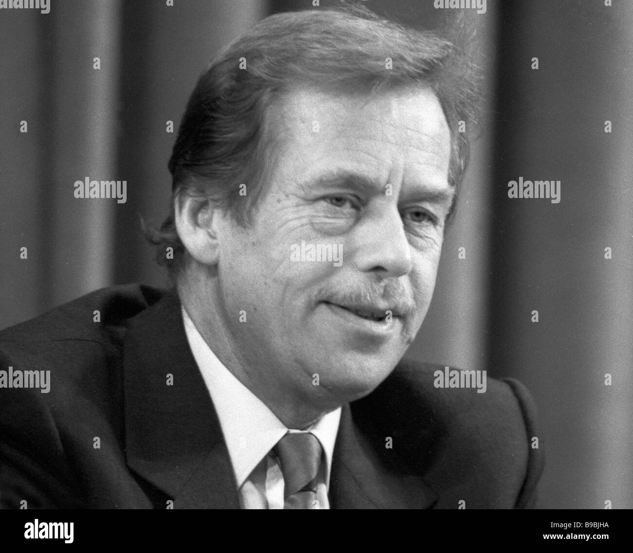 Vaclav Havel President of Czechoslovakia Stock Photo - Alamy