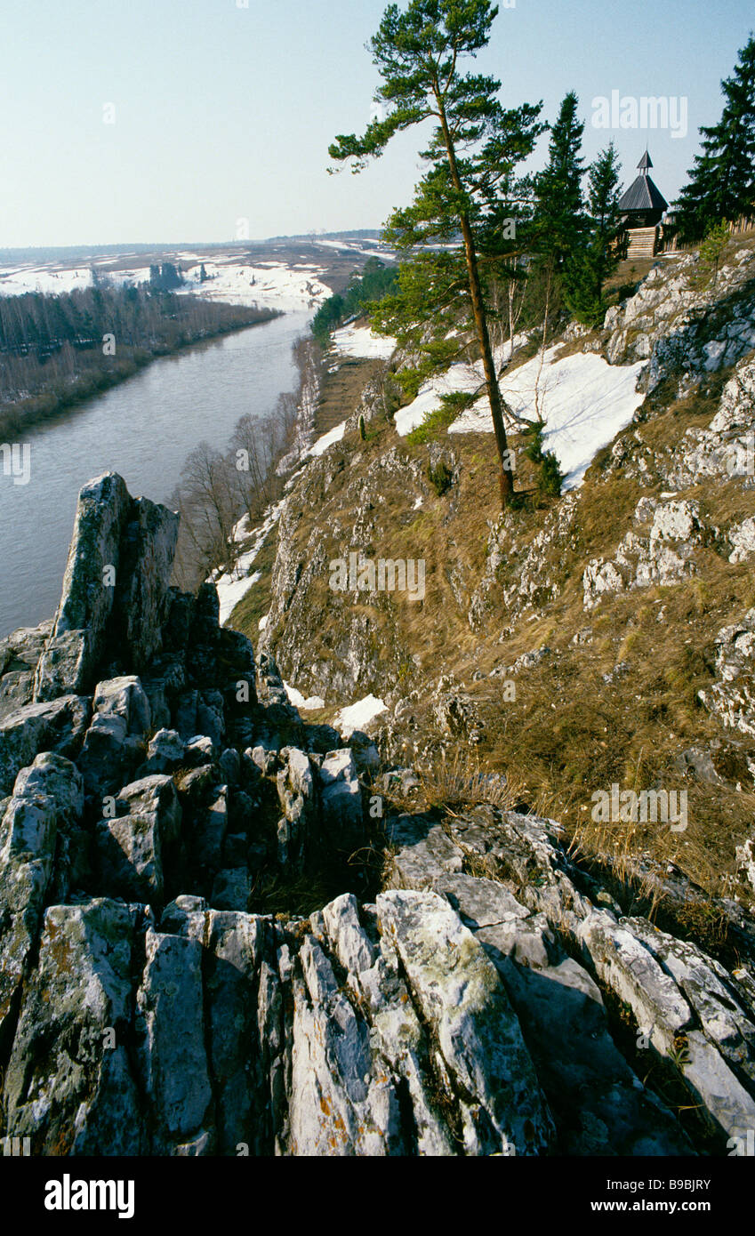 A view of the Chusovaya River Stock Photo - Alamy