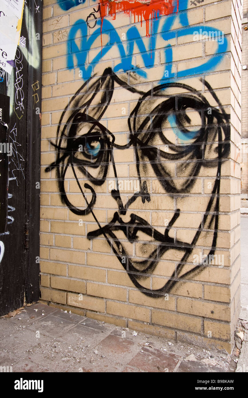 Graffiti face hi-res stock photography and images - Alamy