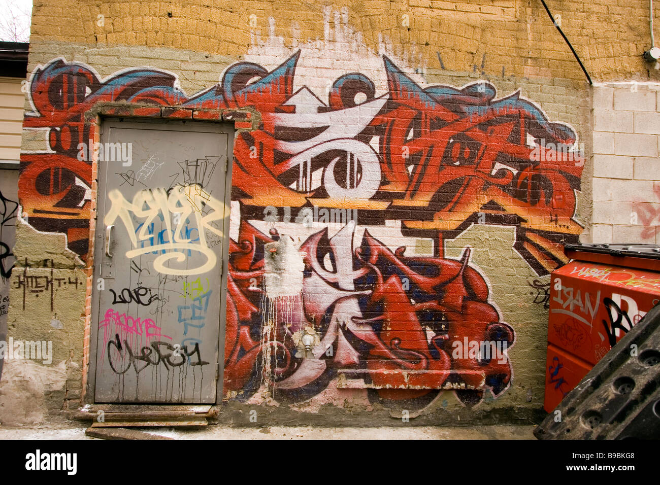 graffiti in downtown Toronto Stock Photo - Alamy