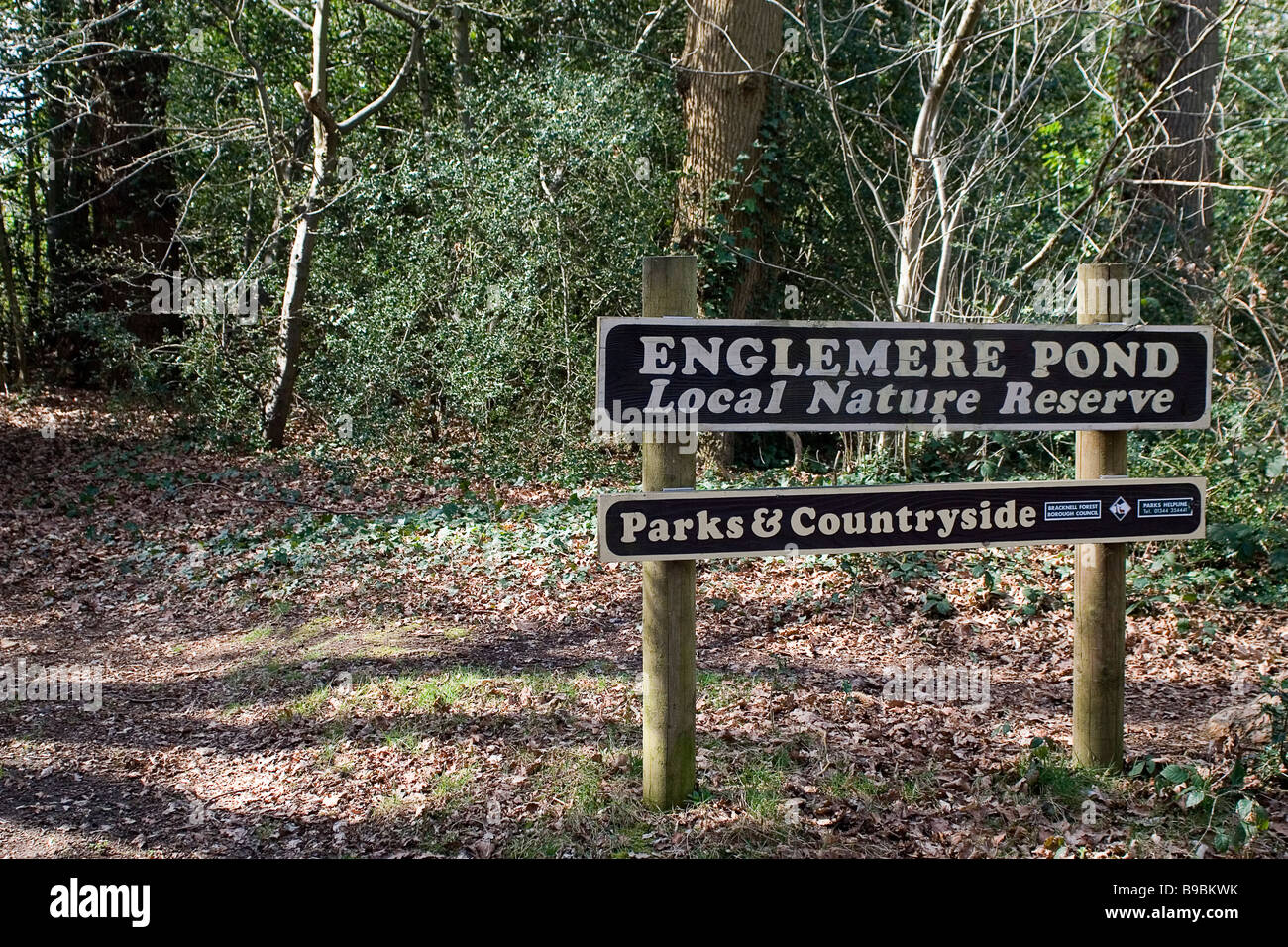 Englemere Pond, Ascot Stock Photo - Alamy