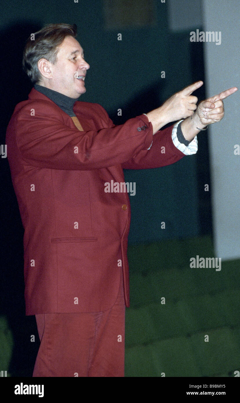 Stage director Roman Viktyuk at a rehearsal Stock Photo - Alamy