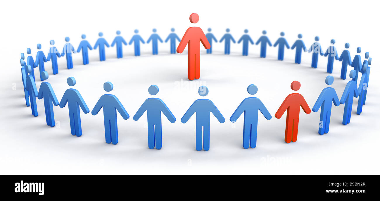 Circle of People Stock Photo - Alamy