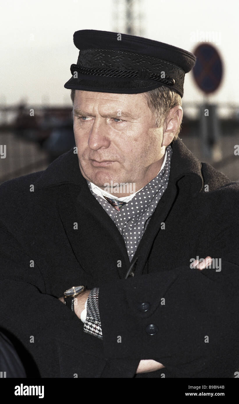 Vladimir Zhirinovsky leader of the Liberal Democratic Party of Russia ...